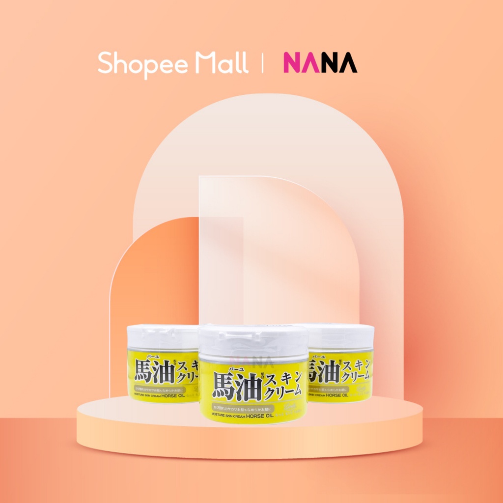 Shopee x Loshi Brand Box - Horse Oil Moisture Skin Cream 220g x 3pcs ...