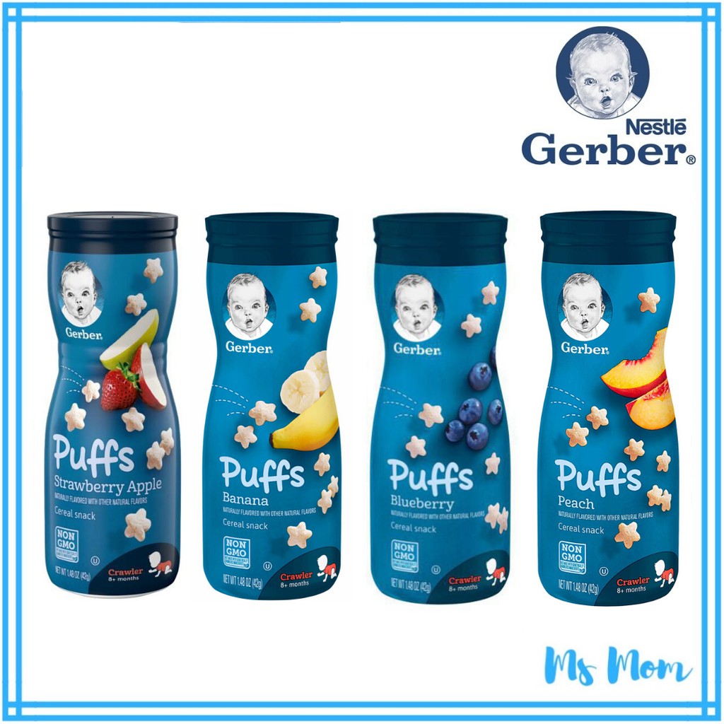 Gerber Graduates Puff (best for infants and toddlers) | Shopee Singapore