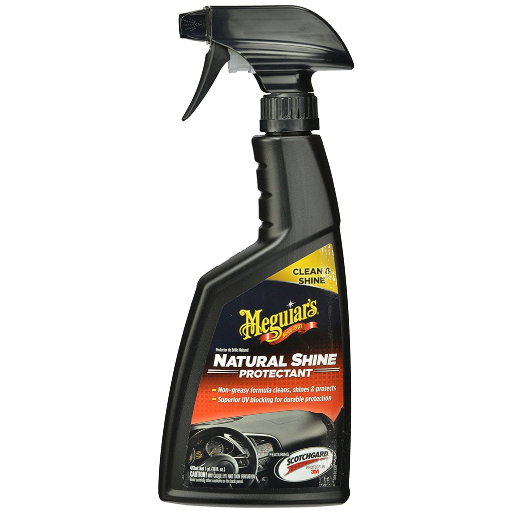 Meguiar's Natural Shine Vinyl & Rubber Protectant, (G4116) | Shopee ...