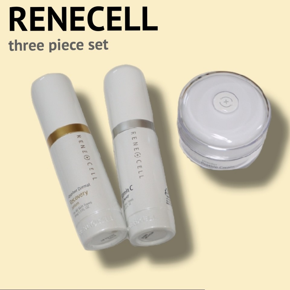 [RENECELL] Three sets of vitamin C [Vitamin C Face Serum 30ml+Absorber Skin Recovery Serum 30ml ...