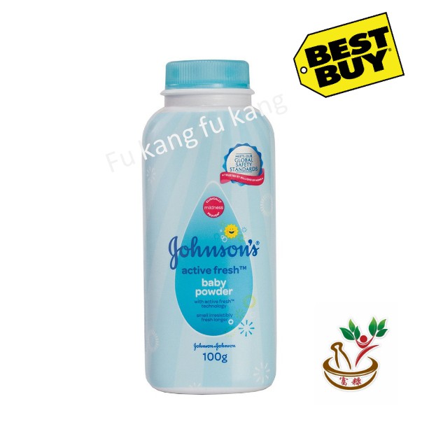 Johnson's Baby Powder - Active Fresh (100g) | Shopee Singapore