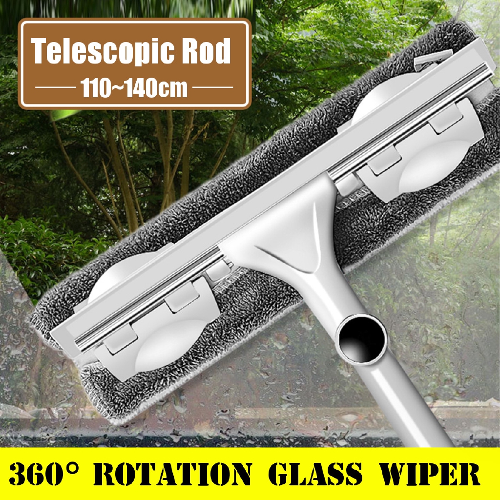 3Optionals Double-sided Glass Window Wiper 360° Rotating Head ...