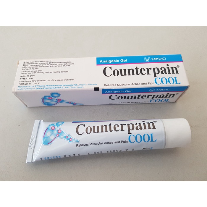 Counterpain ANALGESIC COOL GEL From TAISHO Contents 60 gr | Shopee ...