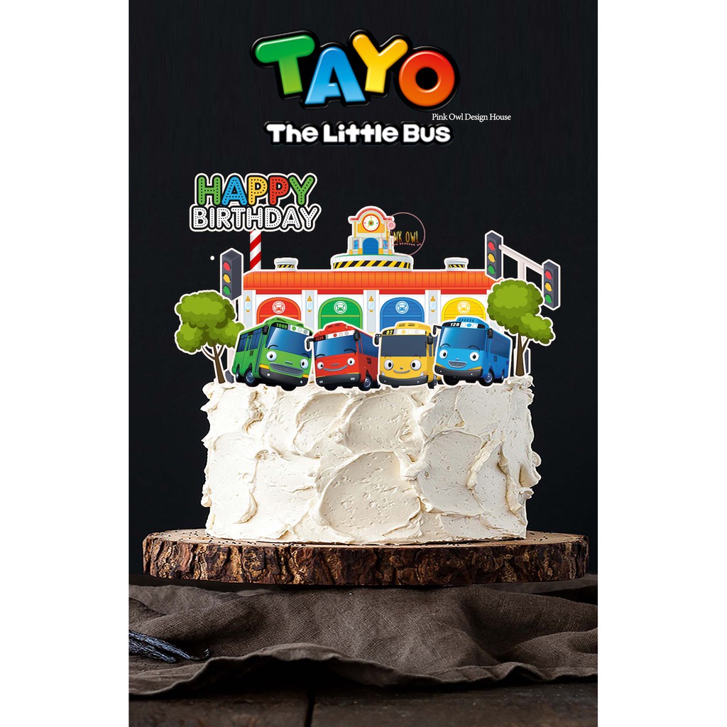 Tayo the Little Bus Cake Topper | Shopee Singapore