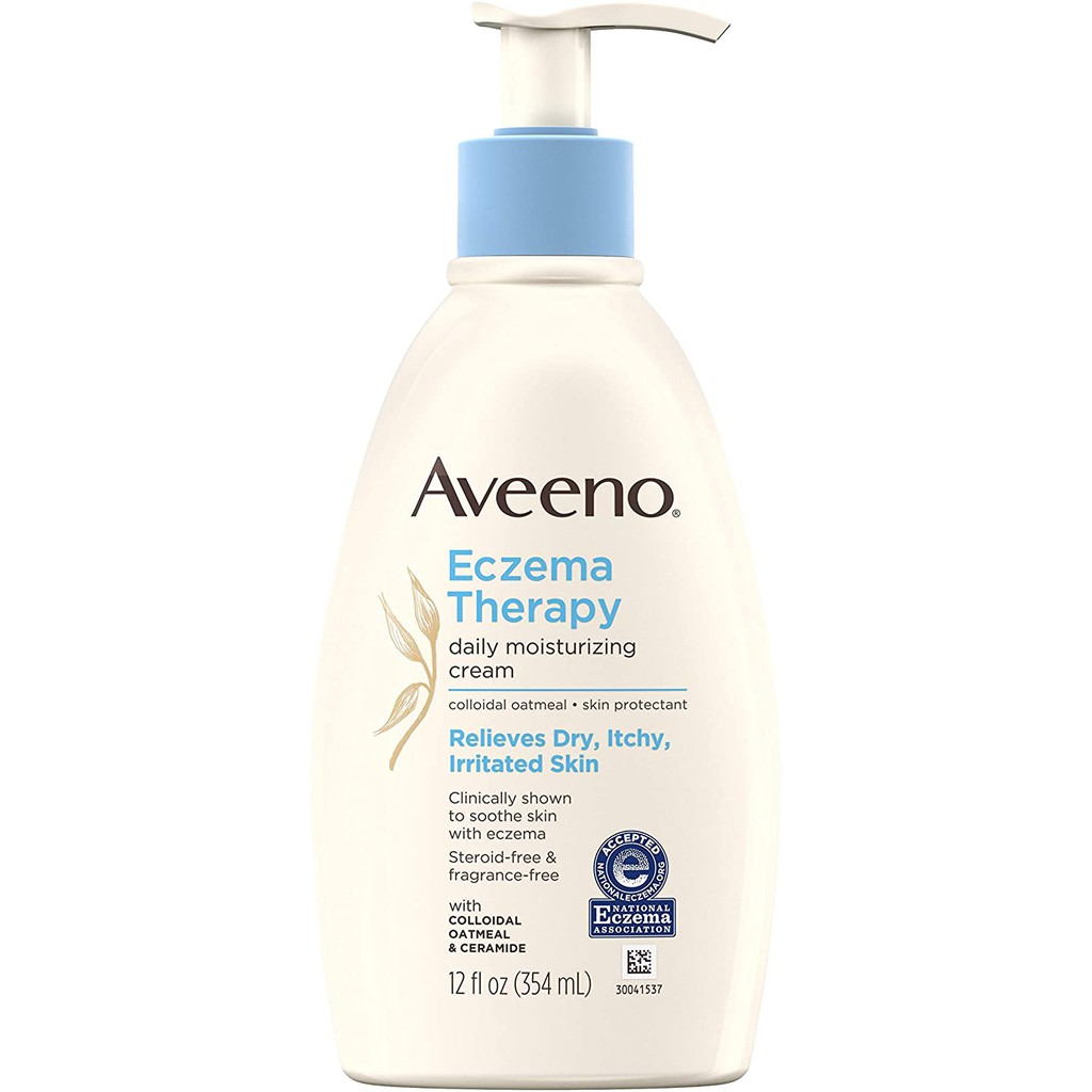 Aveeno Eczema Therapy Daily Moisturizing Cream for Sensitive Skin ...