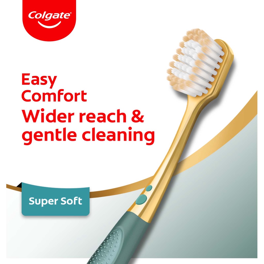 Colgate Easy Comfort Wide Head Super Soft Toothbrush 1s | Shopee Singapore