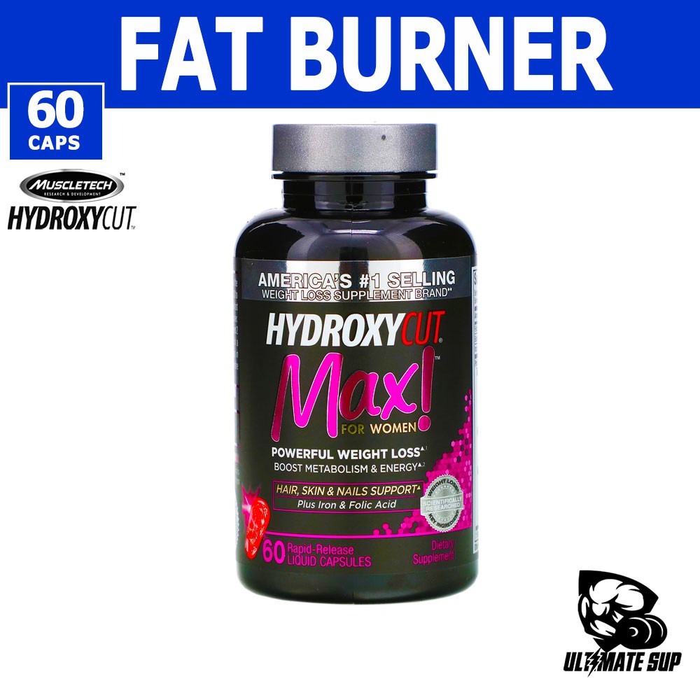 Hydroxycut Max For Women| Weight Loss | Boost Metabolism & Energy| Hair ...