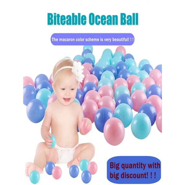 Children's indoor toys Macaron color ocean ball baby color wave ball ...