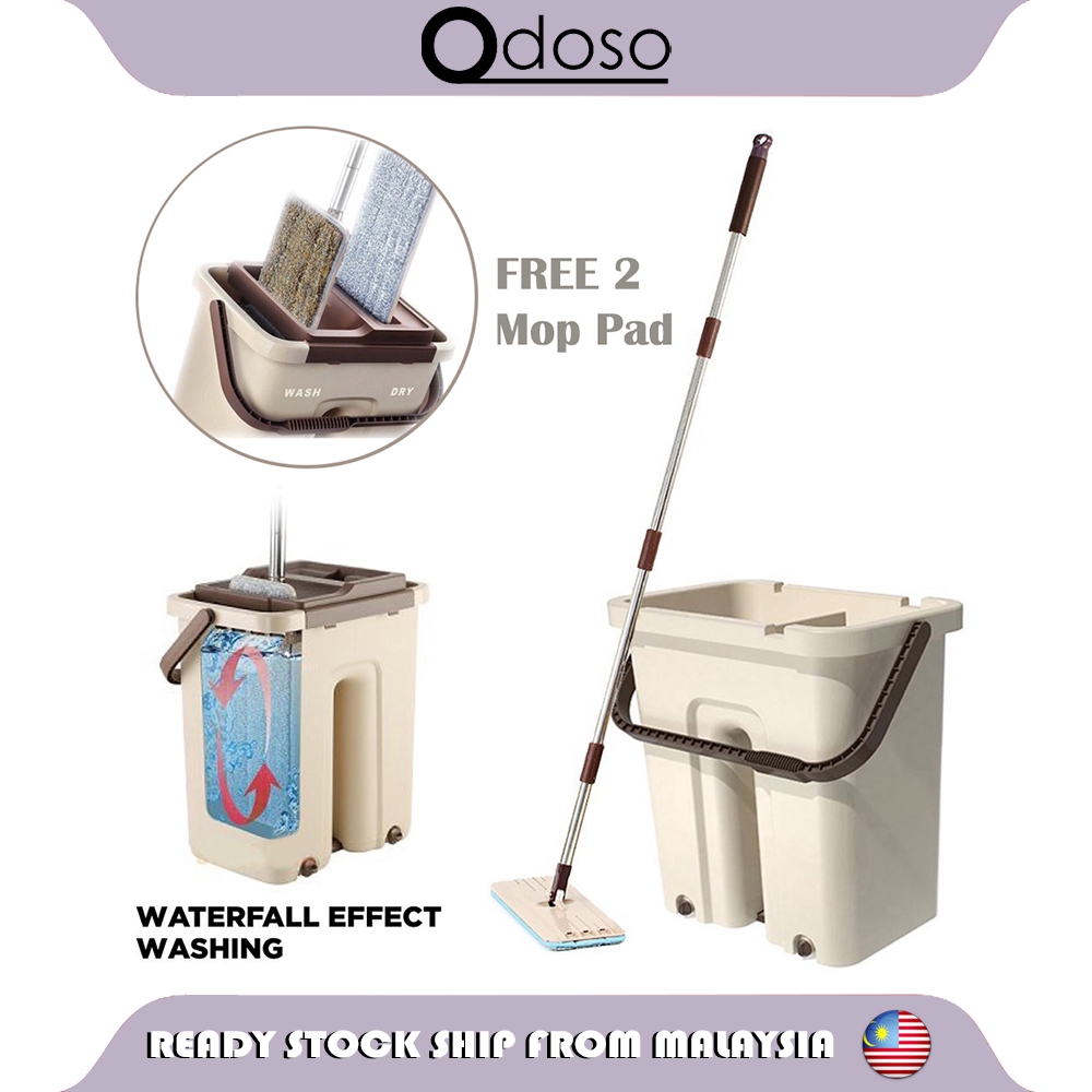 2 in 1 Scratch Mop With Bucket Self Clean Wash And Squeeze Dry Scratch ...