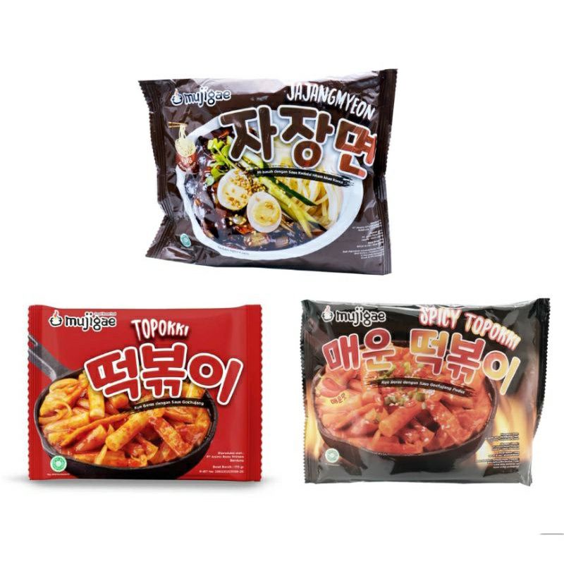 Topokki mujigae halal 170 Grams Of tokpoki toppoki toppoki spicy topoki ...