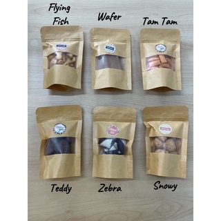 Doorgift Biskut Brown paper craft Packaging | Goodies biskut | Biskut ...