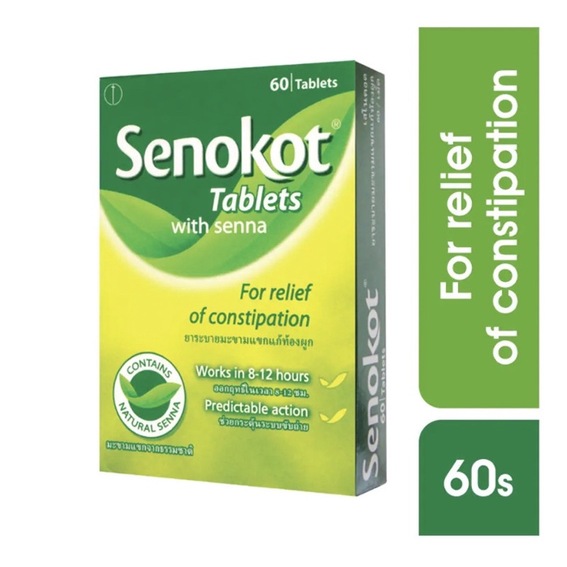 Senokot - Novartis Senokot Tablets with Senna, box of 60 tablets ...