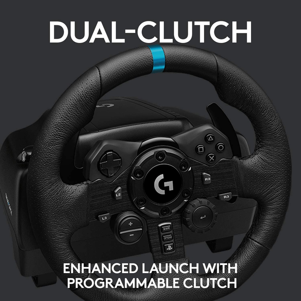 [BUNDLE DEAL]Logitech G923 Trueforce Sim Racing Wheel+Logitech Driving ...