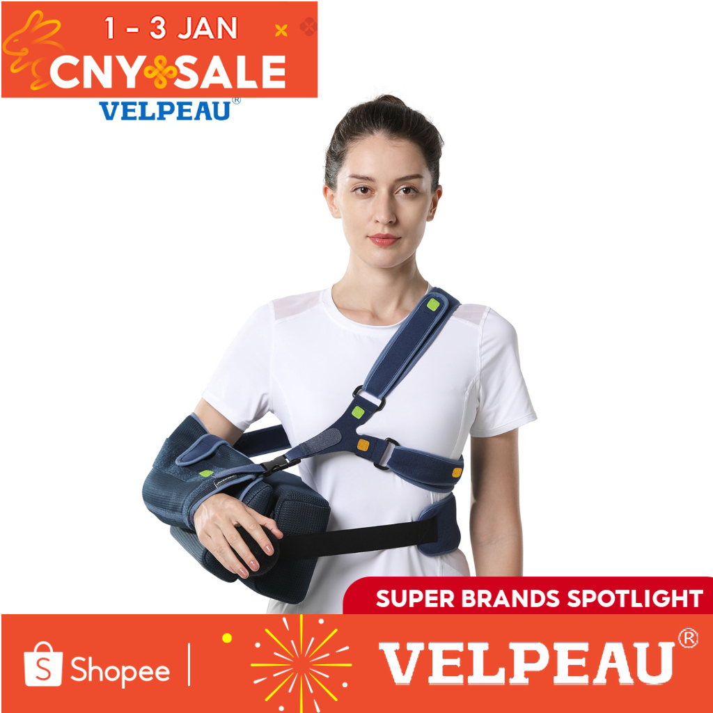 VELPEAU Shoulder Abduction Sling Support With Pillow for Shoulder ...