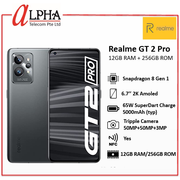 Realme GT 2 Pro 5G (12GB+256GB) **Official Global Version** | Shopee ...