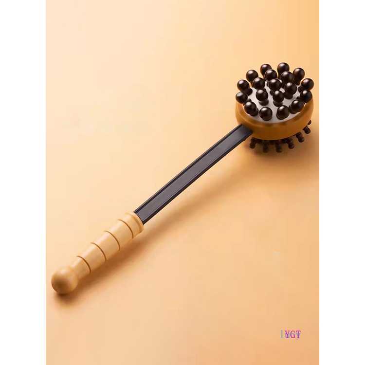Ygt Wooden Massage Hammer Back Head Knock Massager Stick Back Relax 4303