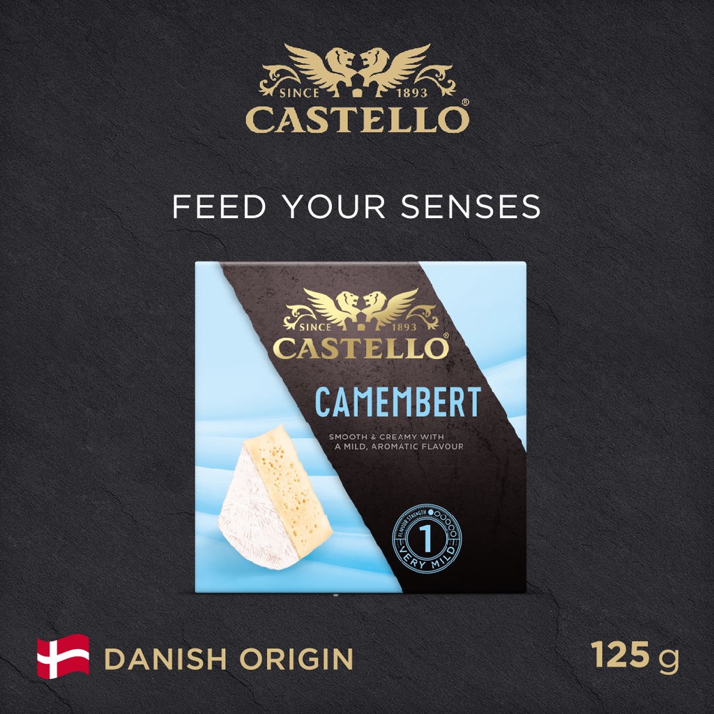 Castello Danish Camembert Cheese 125g | Shopee Singapore