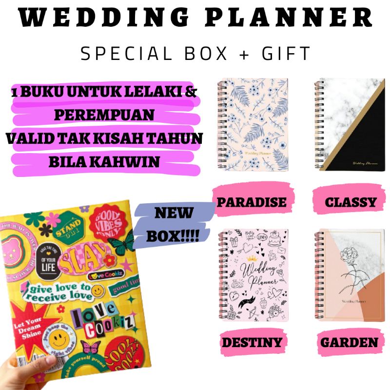 WEDDING PLANNER BOOK | BUKU PLANNER KAHWIN | CHECKLIST TIPS MAJLIS ...