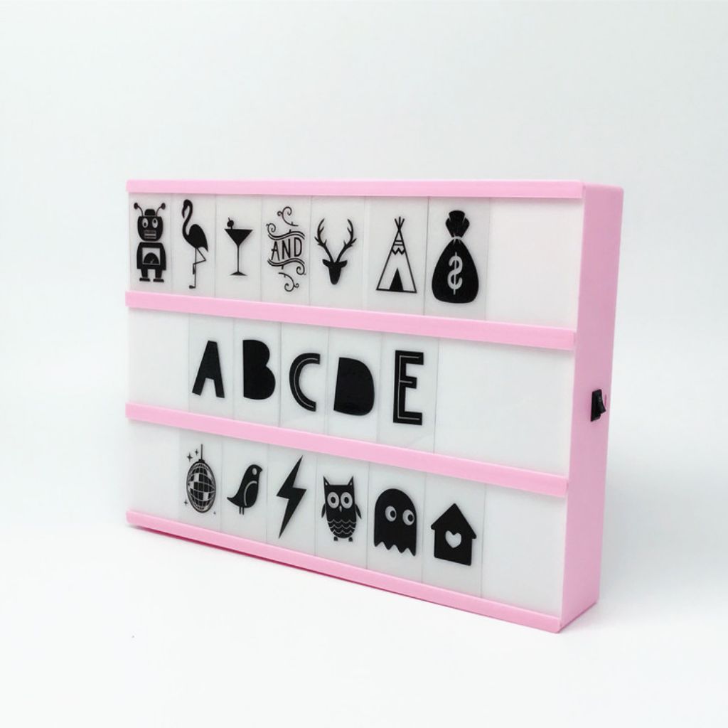 A4 LED LIGHT BOX + 96 Letters / Symbols | Shopee Singapore