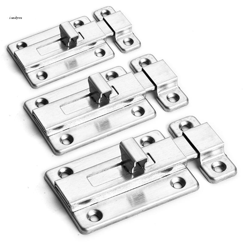 Stainless Steel Door Latch Solid Sliding Lock Gate Safety Bolt Latch ...