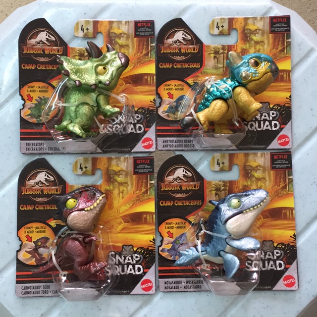 Mattel jurassic world camp cretaceous snap squad wave 6 | BeeCost