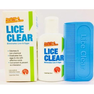 LICE CLEAR Eliminates Lice & Eggs 70ml | Shopee Singapore