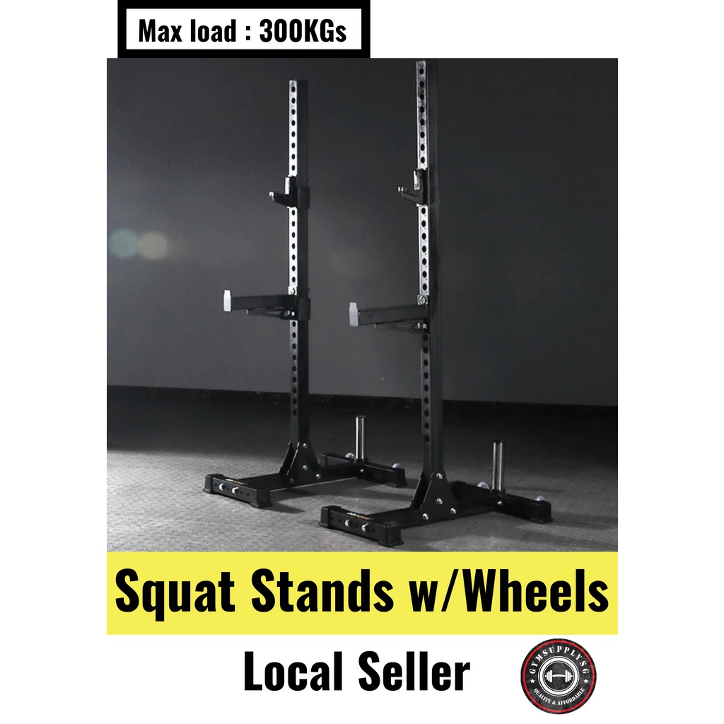 Heavy Duty Squat Stands w/wheels (SG Ready Stocks) | Shopee Singapore