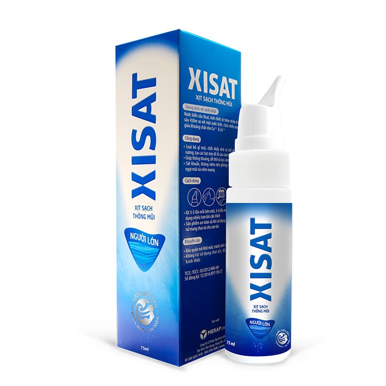 Xisat - Nasal Spray for Adult - Deep Sea Water 75ML | Shopee Singapore