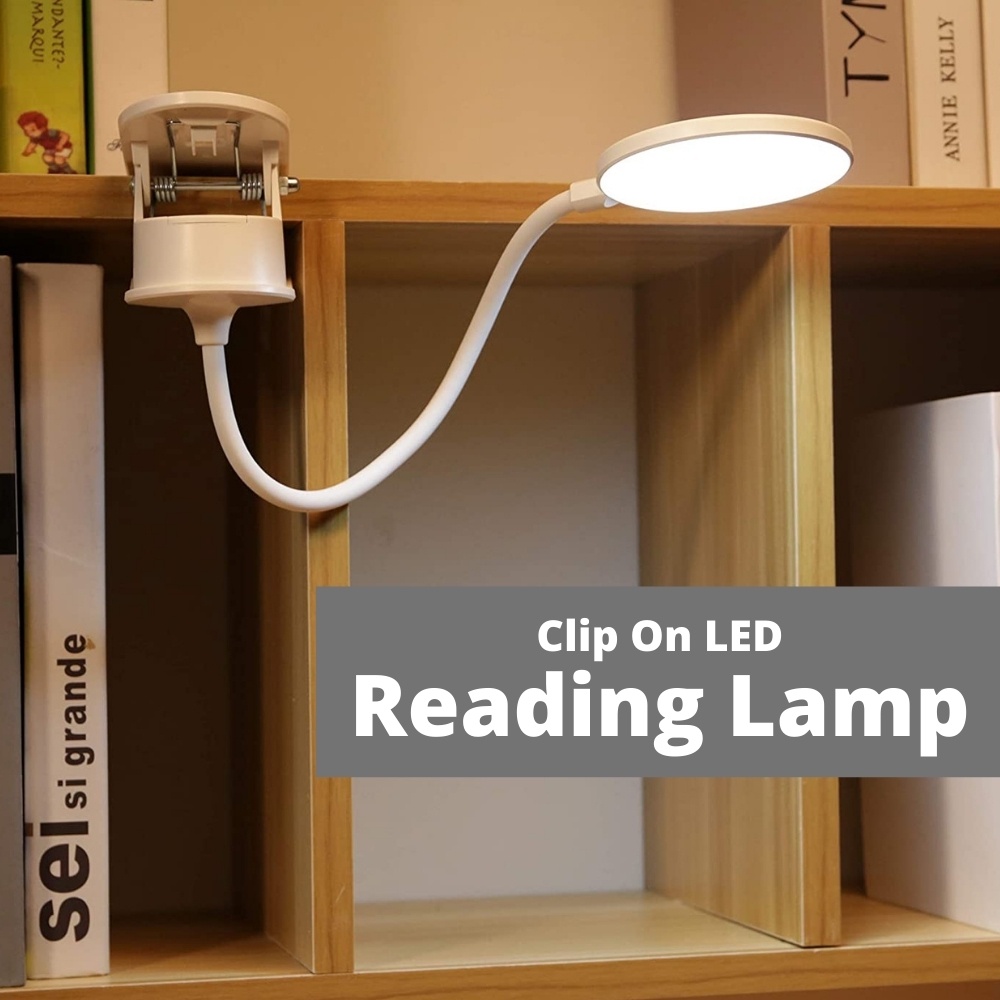 {SG} Clip on LED Reading Lamp Study Lamp Desk Table Lamp Eye Care ...