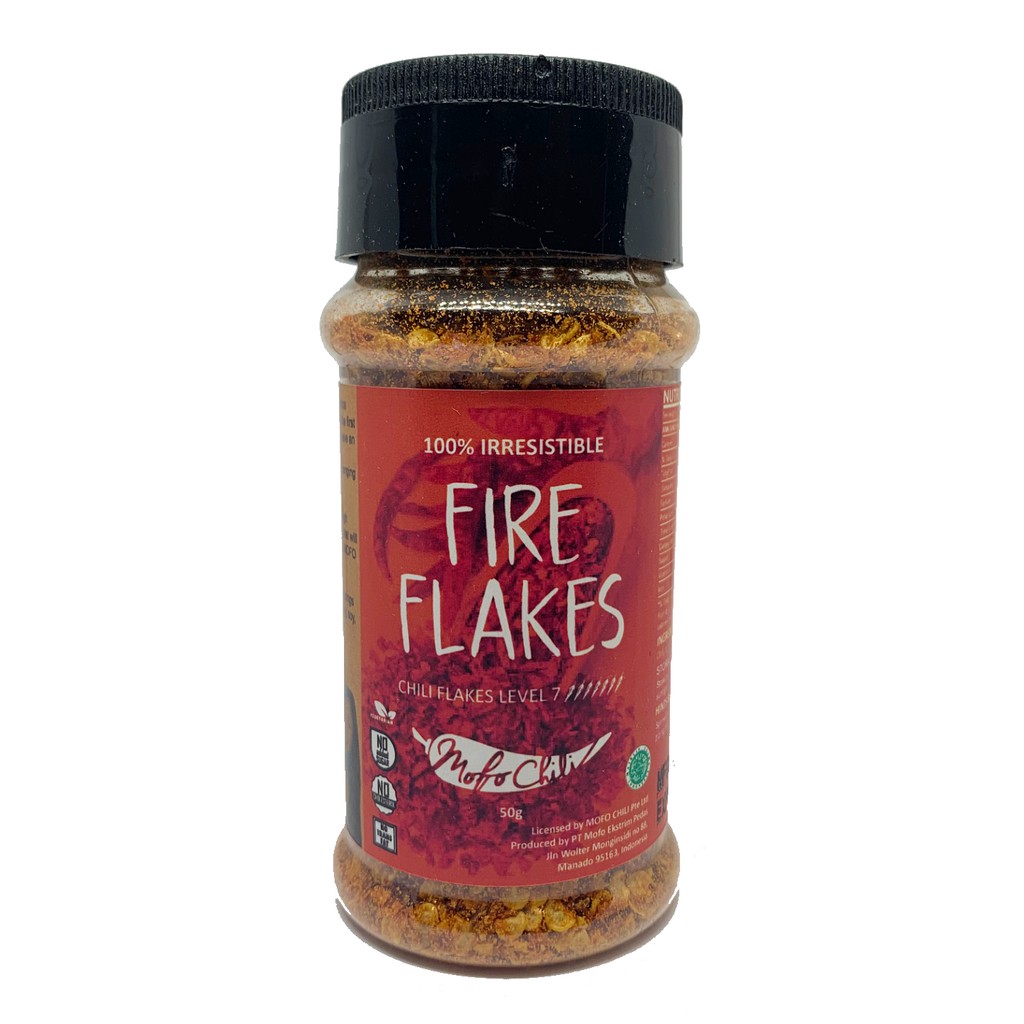 MOFO CHILI: Fire Flakes chili flakes level 7🌶🌶🌶🌶🌶🌶🌶 | Shopee Singapore