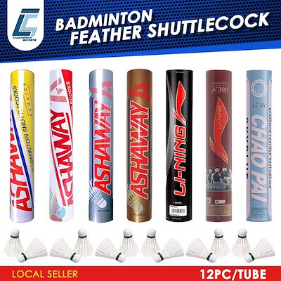 LI NING / ASHAWAY BADMINTON SHUTTLECOCK 1Tube/12pcs | Shopee Singapore