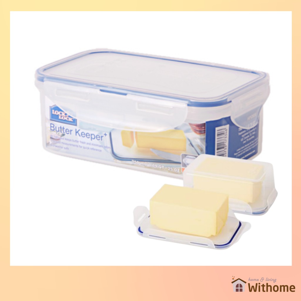 [LocknLock] New Butter Dish Keeper Container HPO956 750ml / Lock&Lock ...