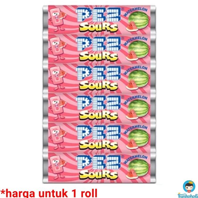 Pez SourZ Candy Refill - Sour Watermelon | Shopee Singapore