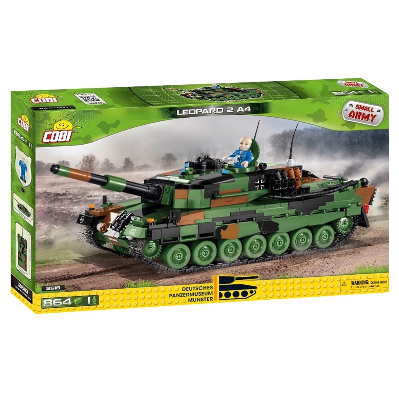 [SG STOCK] COBI GERMAN LEOPARD 2A4 TANK MBT 2618 bricks (lego ...