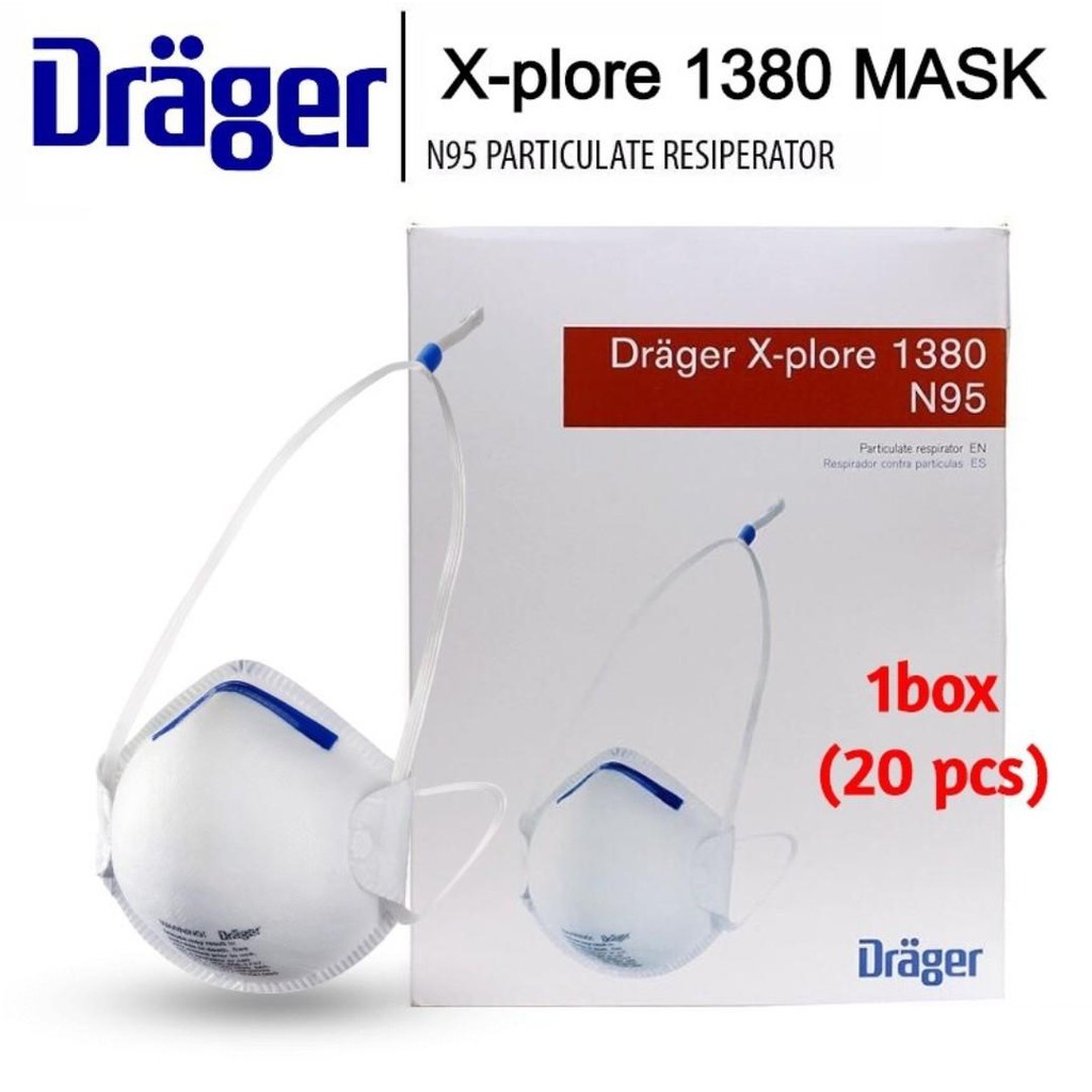 Drager X-Plore 1380 N95 Particulate Respirator | Shopee Singapore