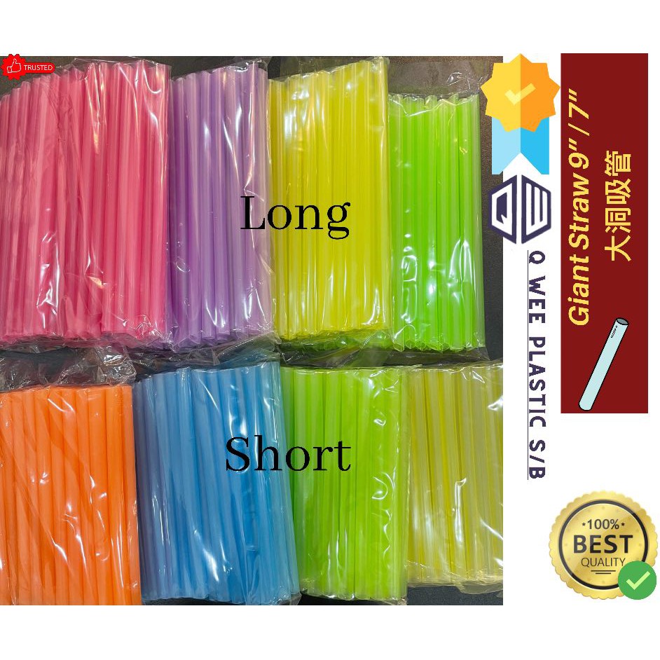 Giant Straw Color / Large Hole Straw / Bubble Tea Straw / Giant Straw ...