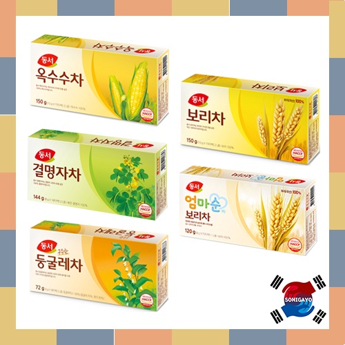 [For 2L] Korean Tea Bag Collection for a Jar 150g - 300g Barley Tea for ...