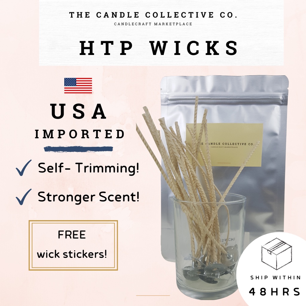 Candle Wicks - HTP Wicks 1PCS I DIY Candle Making | Cotton Wick | The ...