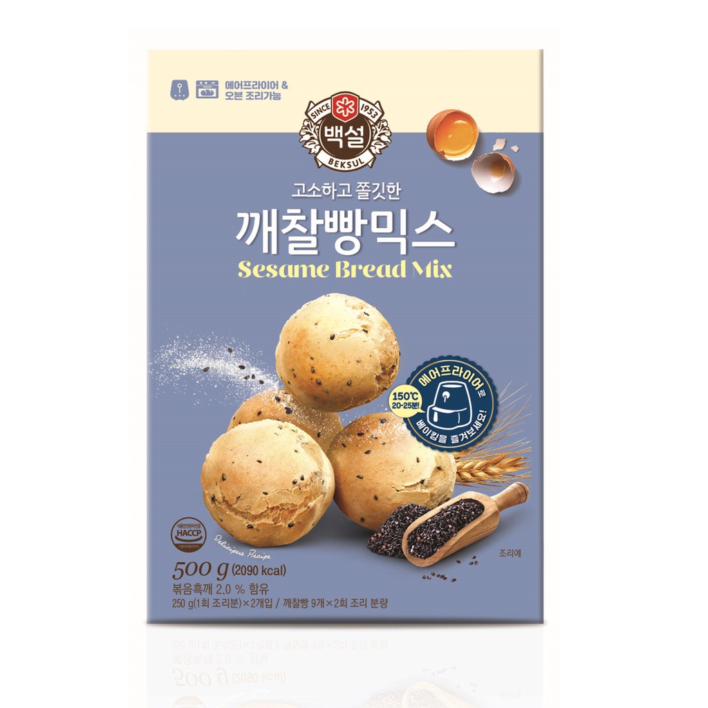 CJ Beksul Sesame Glutinous Bread Mix 500G [Korean] | Shopee Singapore