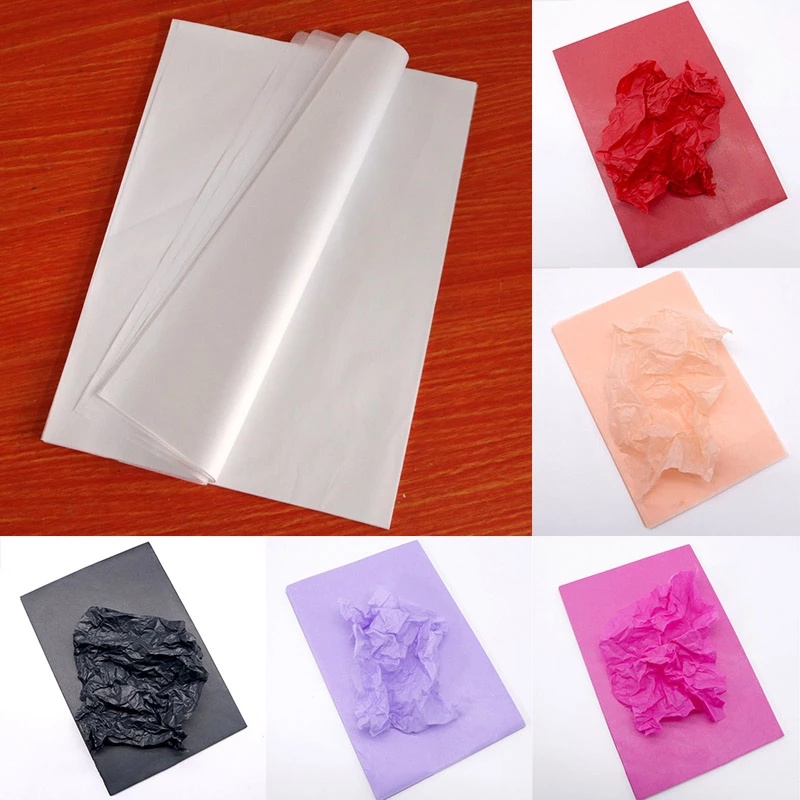 100Sheets/Pack Isolation Moisture-proof Translucent Wrapping Paper ...