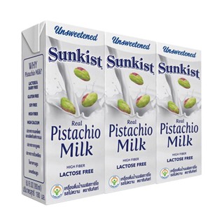 Sunkist Pistachio Milk - Unsweetened, 3x180ml | Shopee Singapore