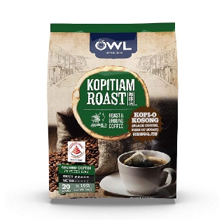 Owl Kopitiam Roast and Ground Kopi-O Kosong, (Pack of 20x10g) | Shopee Singapore
