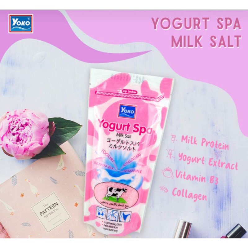 Yoko Yogurt Spa Milk Salt 300g | Shopee Singapore