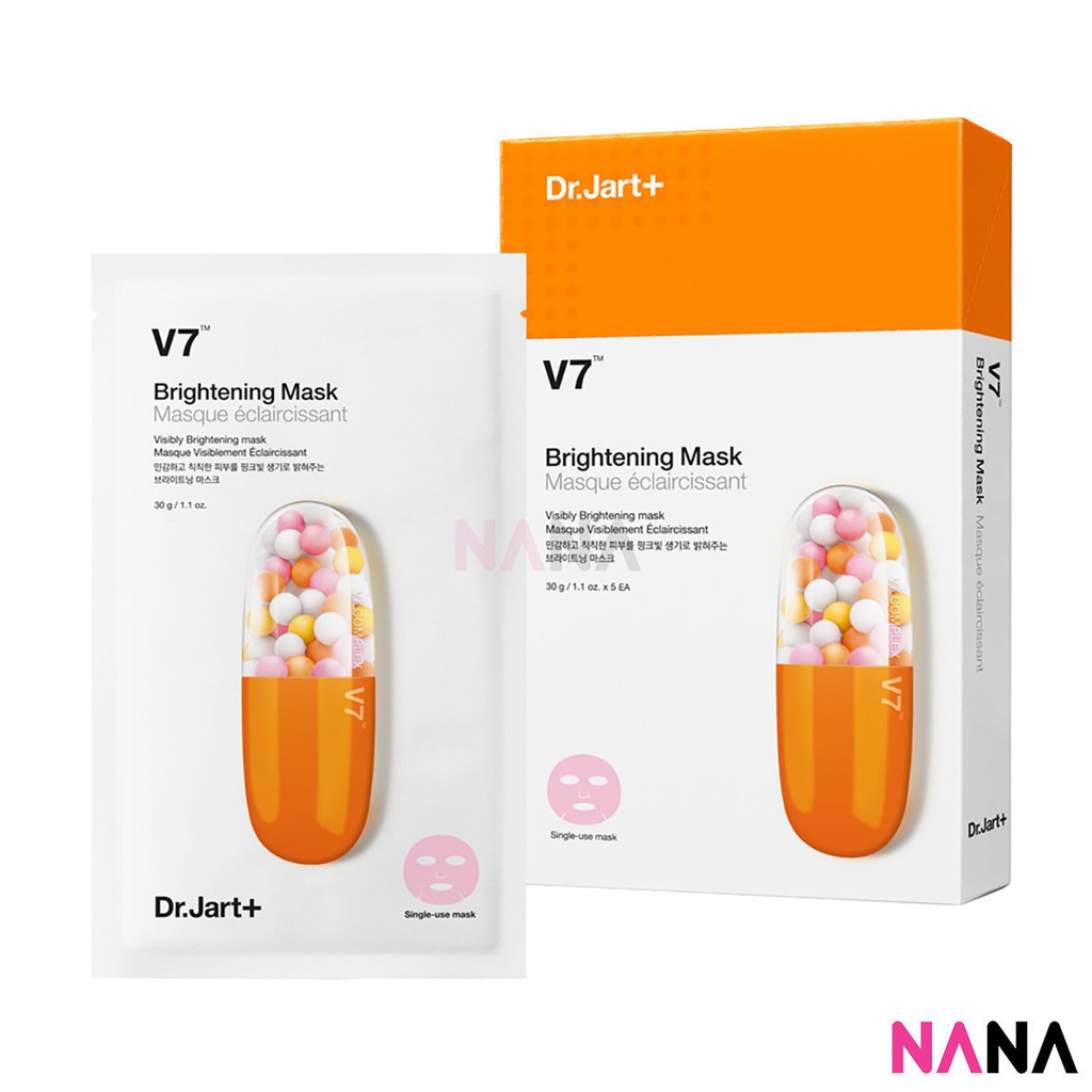 Dr.Jart V7 Brightening Mask (5 Sheets/ Box) | Shopee Singapore