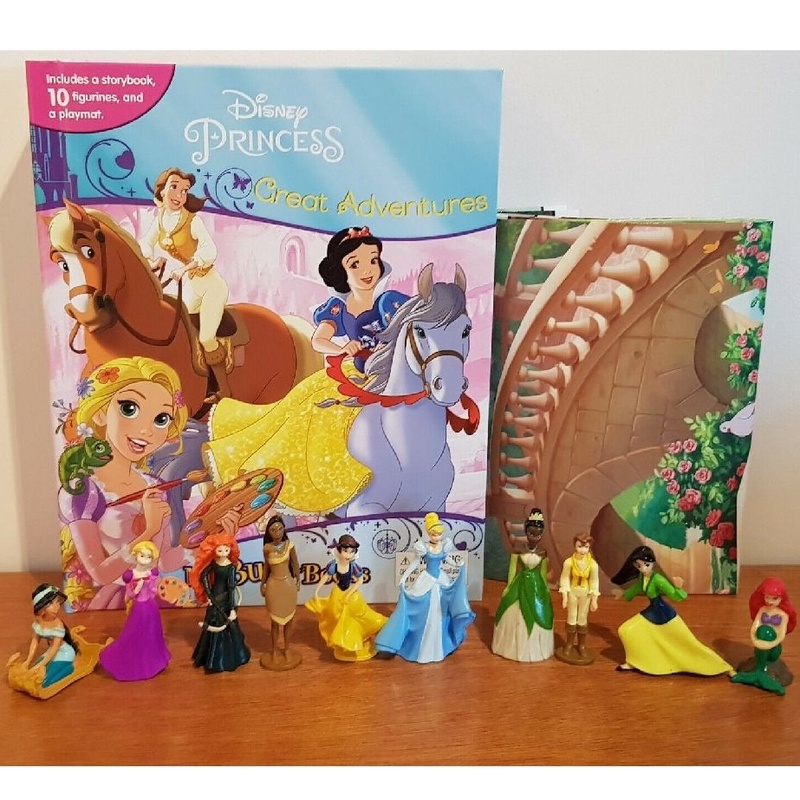 BN: Disney Princess Great Adventures My Busy Book incl 10 Figurines ...