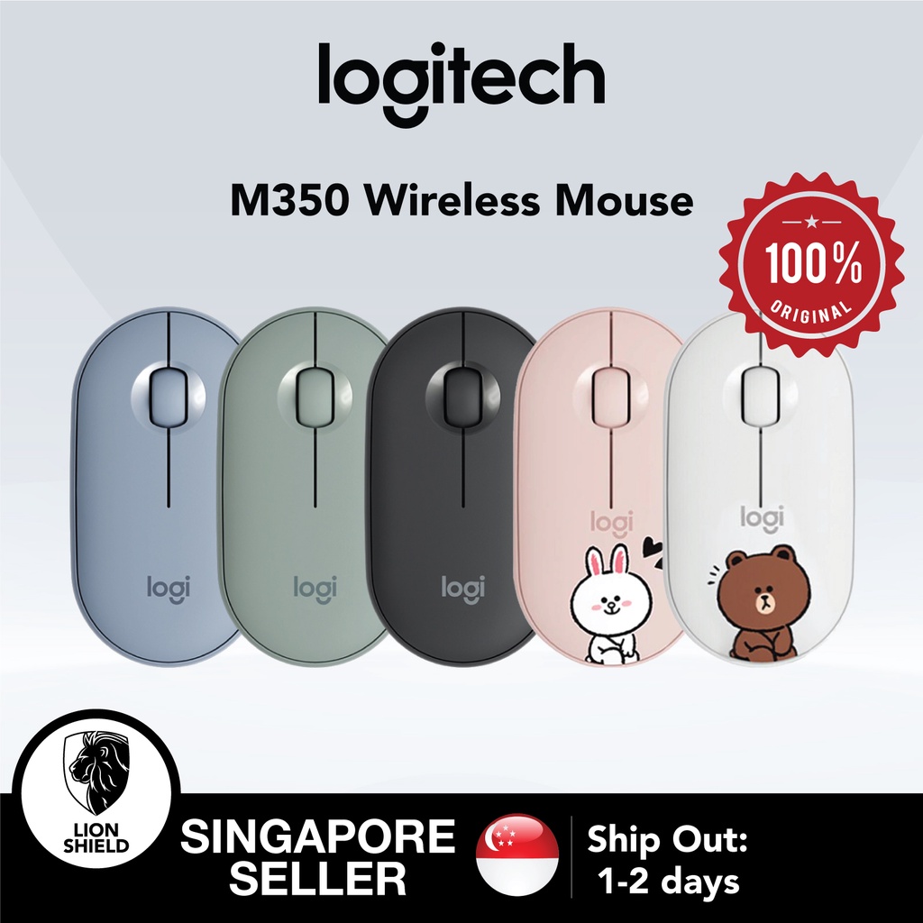 [SG] Logitech M350 Pebble Wireless Bluetooth Mouse | Shopee Singapore