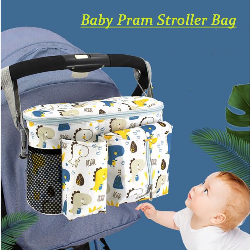 🌟Baby Stroller Organiser Bag🌟Pram Hanging Organizer Storage Bag ...