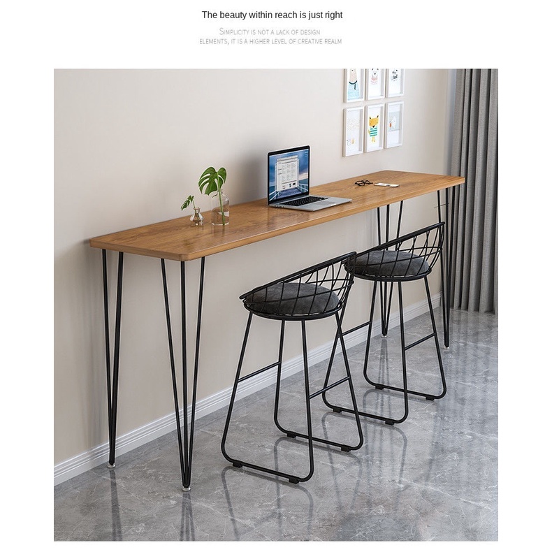 Bar table home against the wall side small bar table partition bar ...