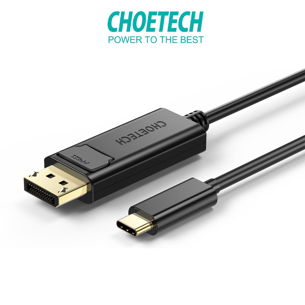 CHOETECH USB-C to DisplayPort Cable 4K 60Hz USB Type C to DP Cable 6FT ...