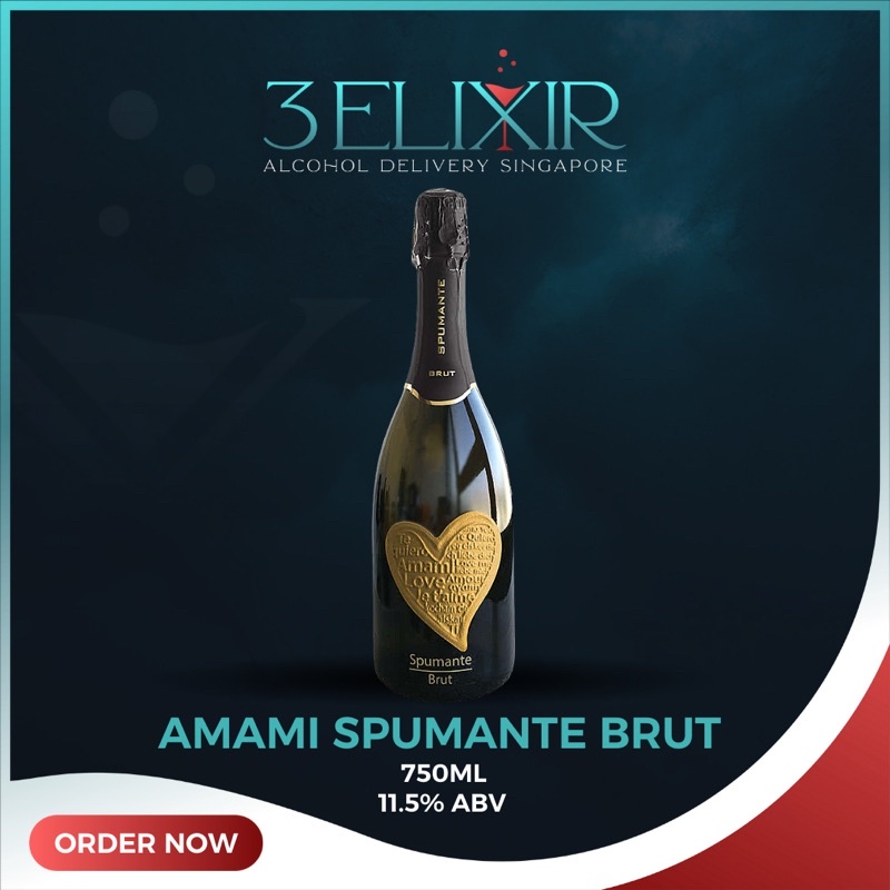 Amami Spumante Brut - Sparkling Wine 750ML | Shopee Singapore
